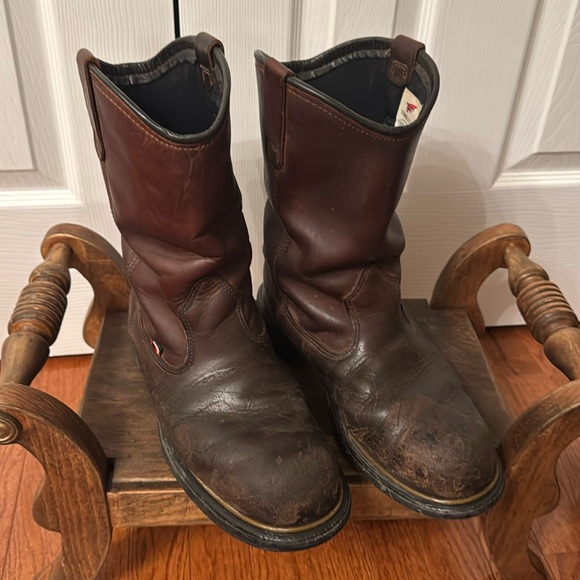 Red Wing Shoes | Shoes | Red Wing Steel Toe Safety Boots Mens M9 | Poshmark